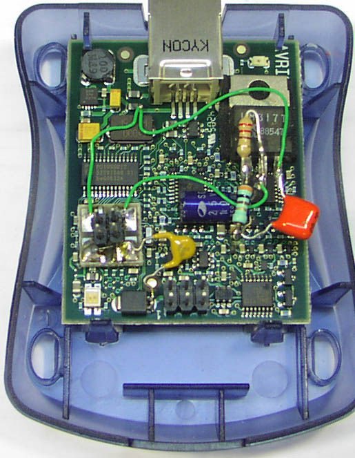 AVR ISP MK2 USB powersupply modding