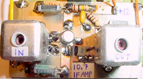 Homebrew 20m rig IF AMP