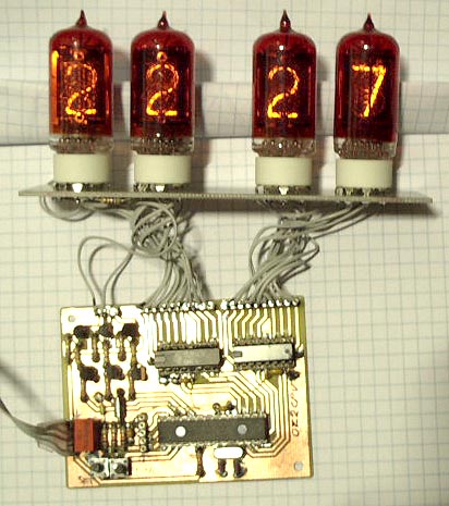 Homemade Nixie Clock 2x3 Mux