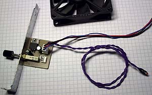 Simple temperature regulated FAN speed controller