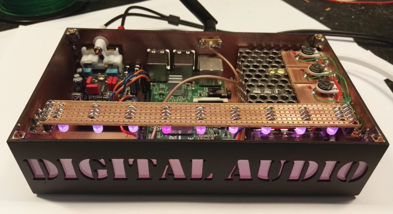 Raspberry PI highend hifi music player streamer