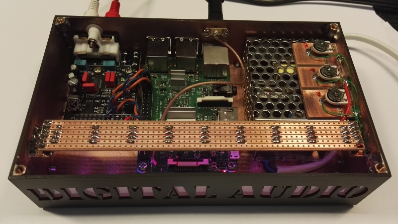 Raspberry PI highend hifi music player streamer