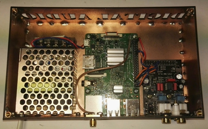 Raspberry PI highend hifi music player streamer