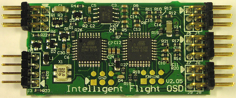 OSD, On Screen Display for RC planes