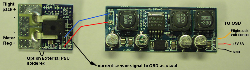 OSD, On Screen Display for RC planes